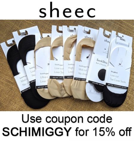 Review + Sheec Socks Coupon Code | Use code SCHIMIGGY for 15% off