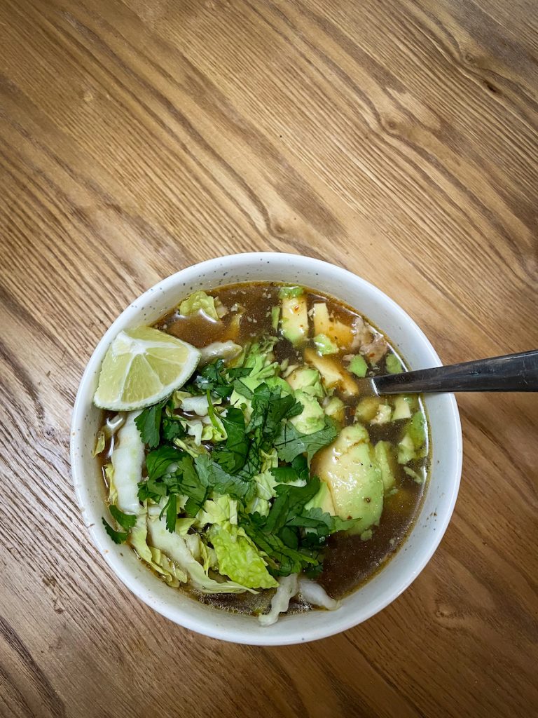 Rojo or Red Chicken Pozole Recipe - Schimiggy Reviews