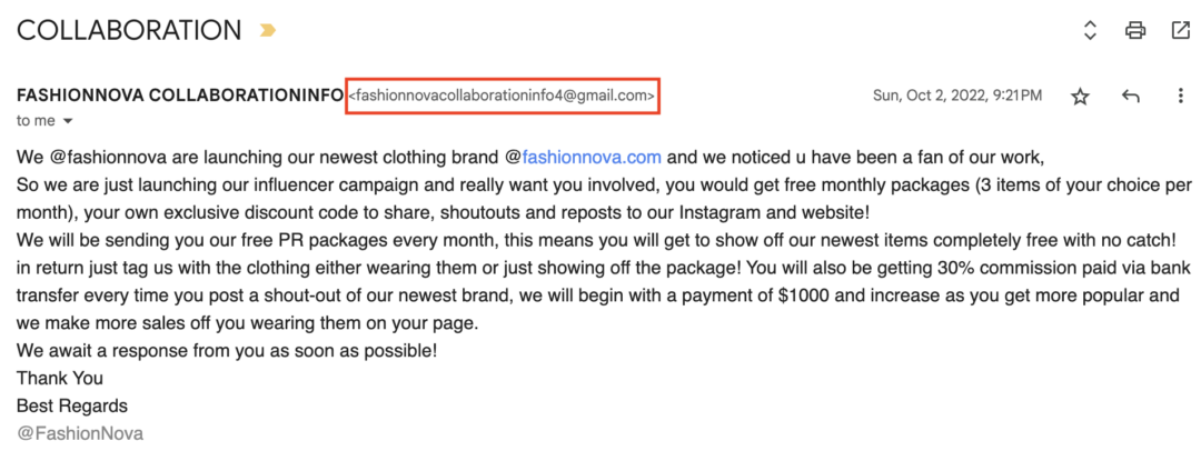 How to Spot FAKE Influencer Collaboration Emails - Schimiggy Reviews
